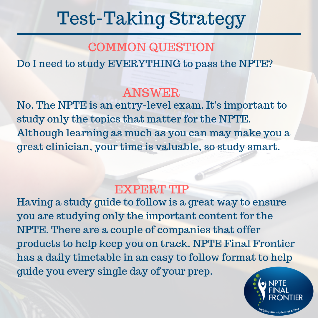 NPTE Testing Tip #1 – What should I study for the NPTE? – NPTE Final ...